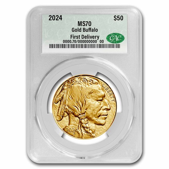 Buy 2024 1 oz Gold Buffalo MS-70 PCGS (FirstStrike®) | APMEX