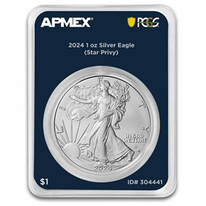 Buy 2024 1 oz Silver Eagle Star Privy (FirstStrike) | APMEX