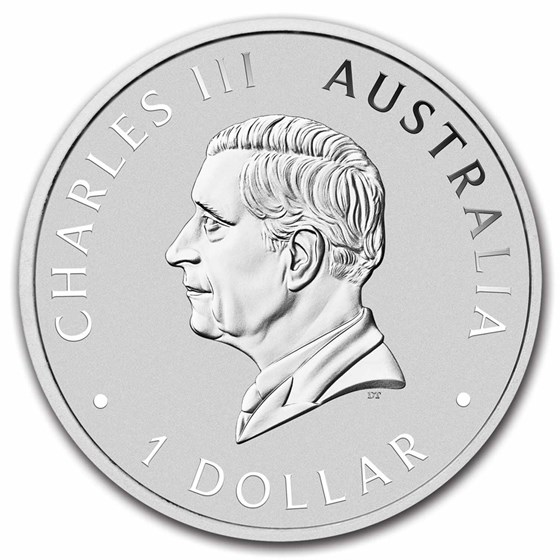 2024 AUS 1 oz Silver Swan Colorized MS-70 PCGS (FS, Swan Label)
