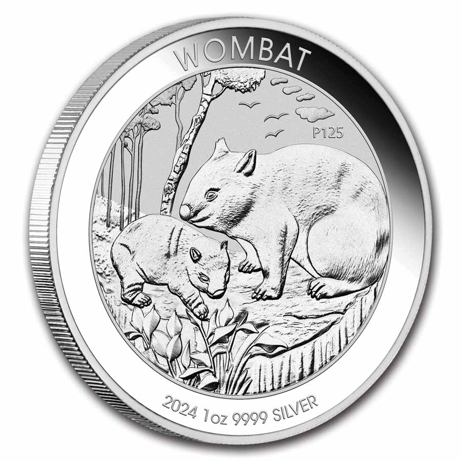 APMEX - 2024 Australia 1 oz Silver Australian Wombat BU