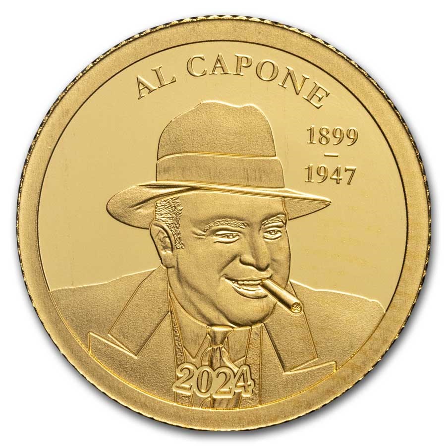 Buy 2024 Barbados 1/2 Gram Gold Al Capone | APMEX