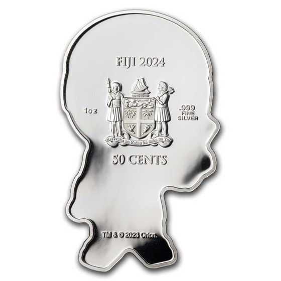 Buy 2024 Fiji 1 oz Silver Robocop Shaped Color Coin | APMEX