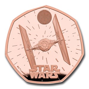 Buy 2024 GB Gold 50 Pence Star Wars TIE Fighter Prf | APMEX