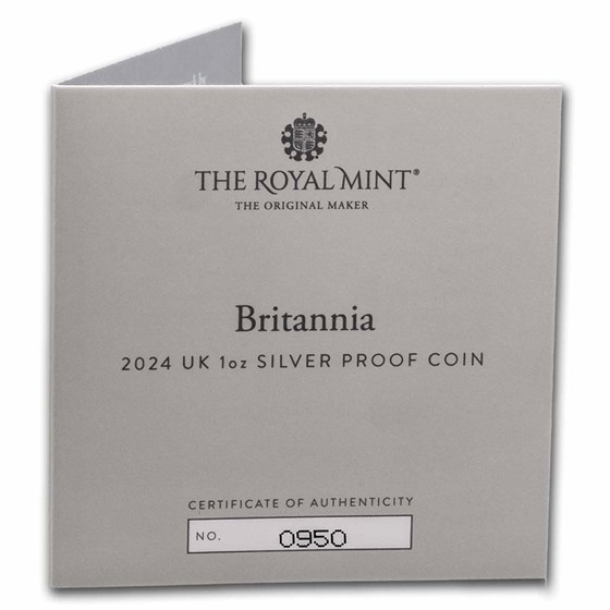 2024 Great Britain 1 oz Silver Britannia Proof (King Charles III) 2024 Great Britain 1 oz Silver Britannia Proof (King Charles III)