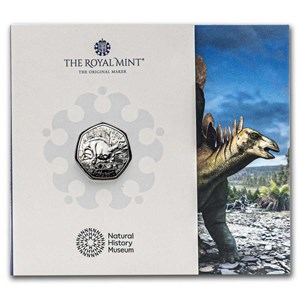 Buy 2024 Great Britain Stegosaurus 50p BU Coin | APMEX