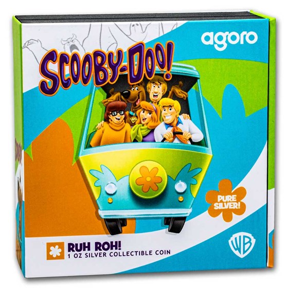 2024 Niue 1 oz Silver $2 Scooby Doo Ruh Roh!
