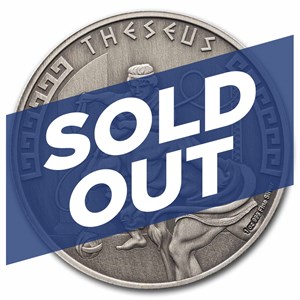 2024 Niue 1 oz Silver Antique Greek Mythology: Theseus (COA #8)
