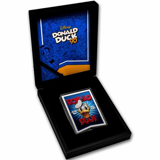 2024 Niue 5 oz Silver $10 Disney Donald Duck Number 1 Since 1934