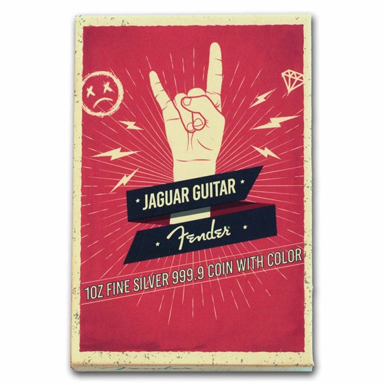 Buy 2024 PAMP 1 oz Silver Fender Jaguar Color Proof | APMEX