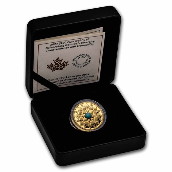 2024 RCM Au $200 Canada's Diversity: Transcendence & Tranquility