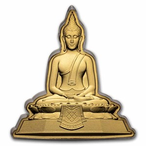 2024 Rep.of Chad 1 oz Silver 7 Days Buddha: Thursday Buddha