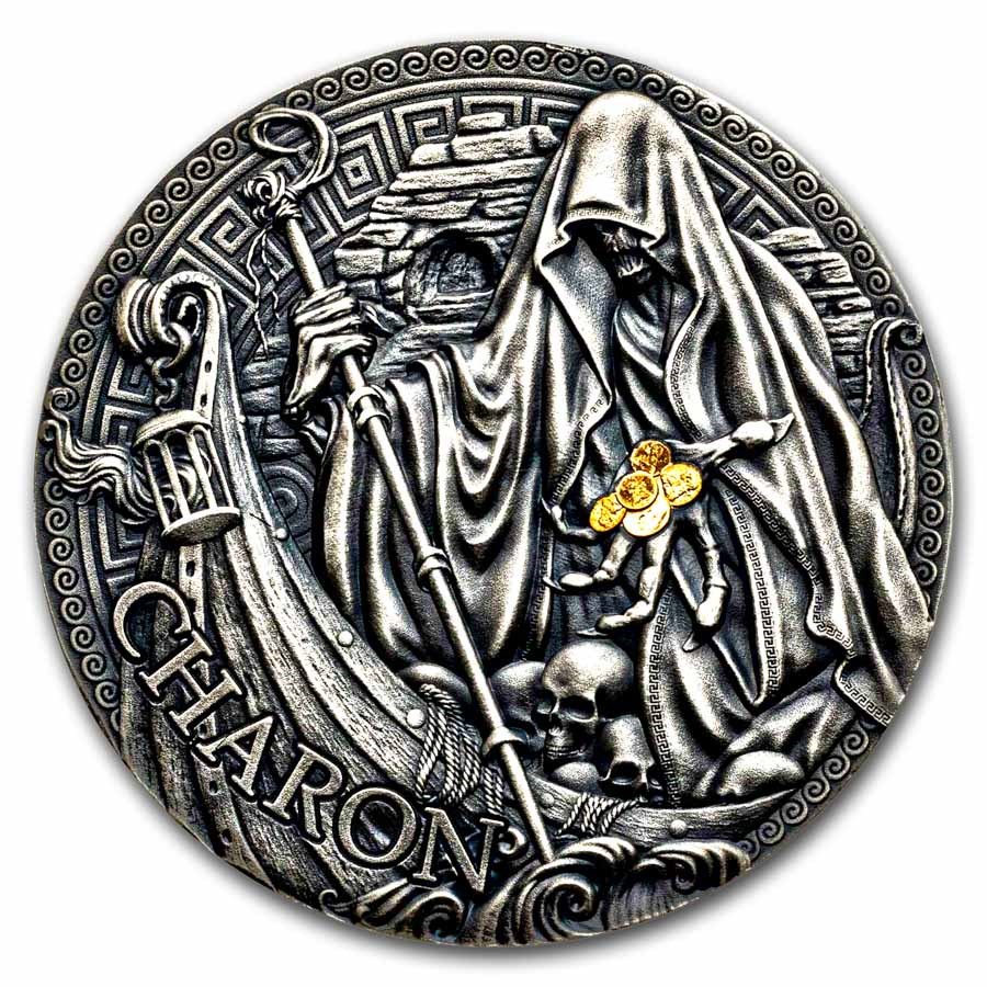 2024 Republic of Cameroon 1 oz Silver Greek Mythology; Charon 2024 Republic of Cameroon 1 oz Silver Greek Mythology; Charon