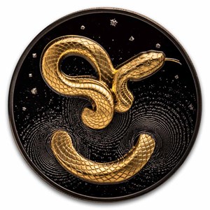 2024 Republic of Cameroon 1 oz Silver Herpeton: Snake