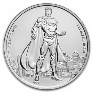 2024 Samoa 1 oz Silver DC Comics Superman BU