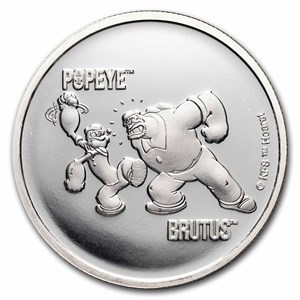Buy 2024 Samoa 1 oz Silver Popeye and Brutus BU | APMEX