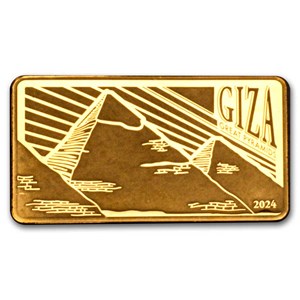 2024 Solomon Islands 1/200 oz Gold Great Pyramids