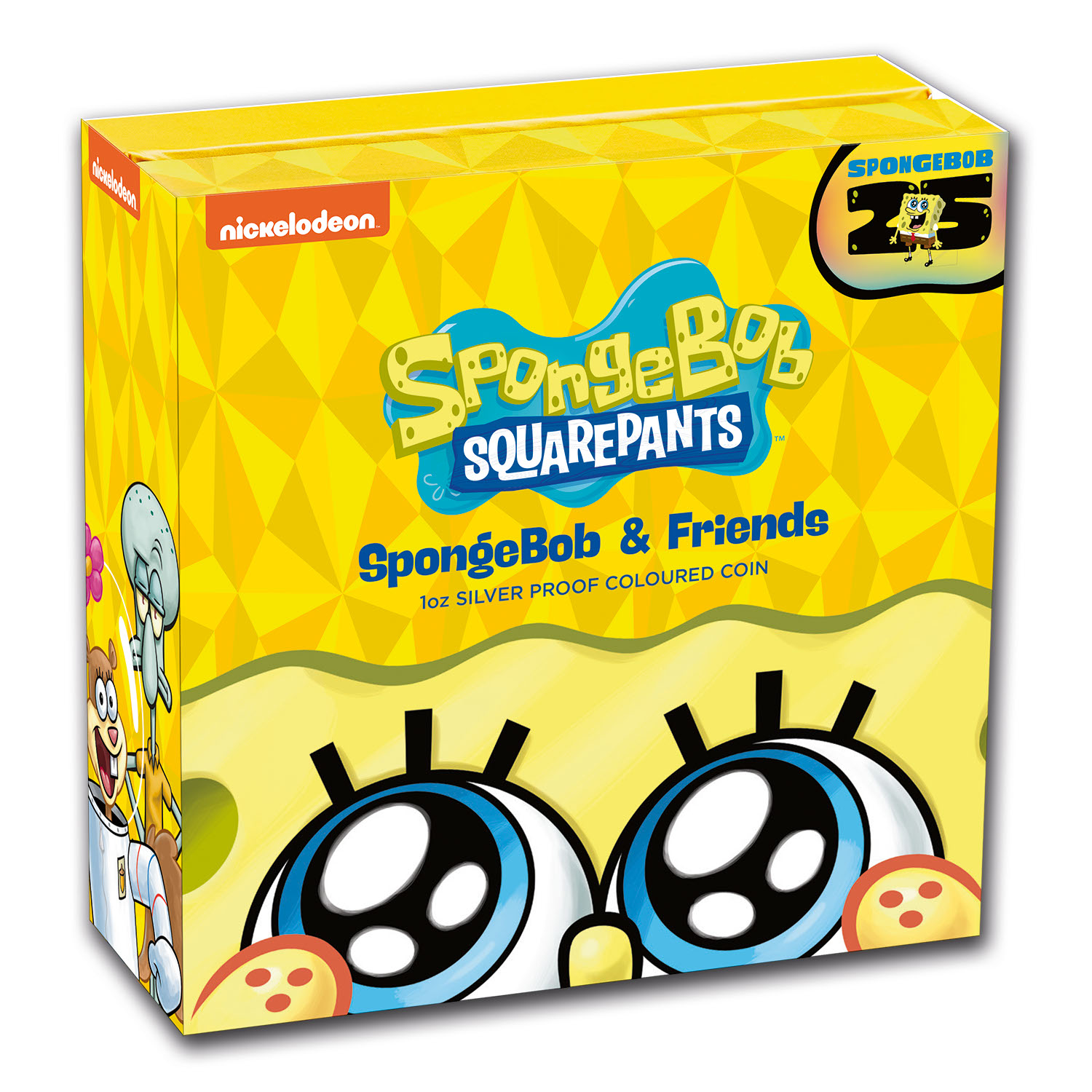 APMEX - 2024 Tuvalu 1 oz Silver SpongeBob & Friends Colorized PF