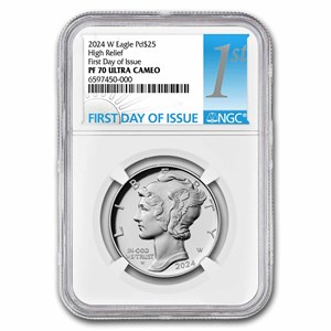 2024-W 1 oz Proof Palladium Eagle PF-70 NGC (First Day of Issue)