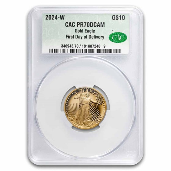 Buy 4-Coin 2024-W Proof Gold Eagle Set PR-70 CAC (FDD) | APMEX