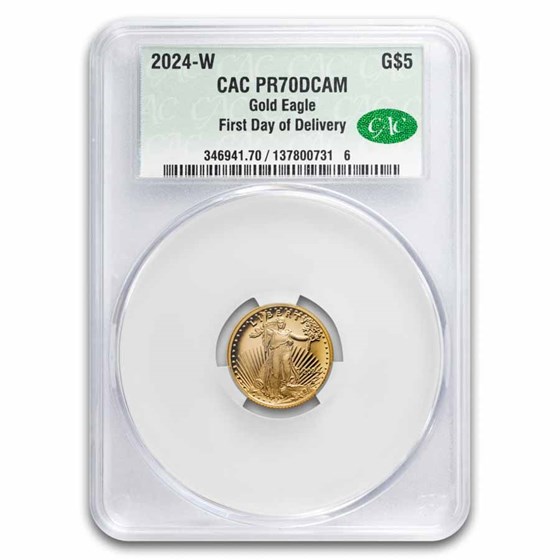 Buy 4-Coin 2024-W Proof Gold Eagle Set PR-70 CAC (FDD) | APMEX
