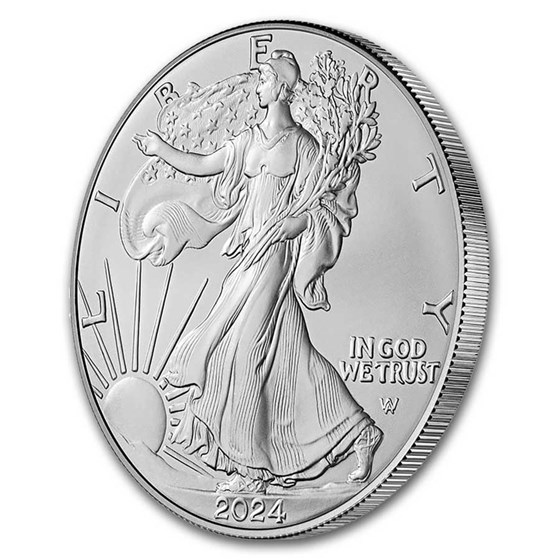 2024-W Burnished Silver Eagle MS-70 NGC (Early Releases)