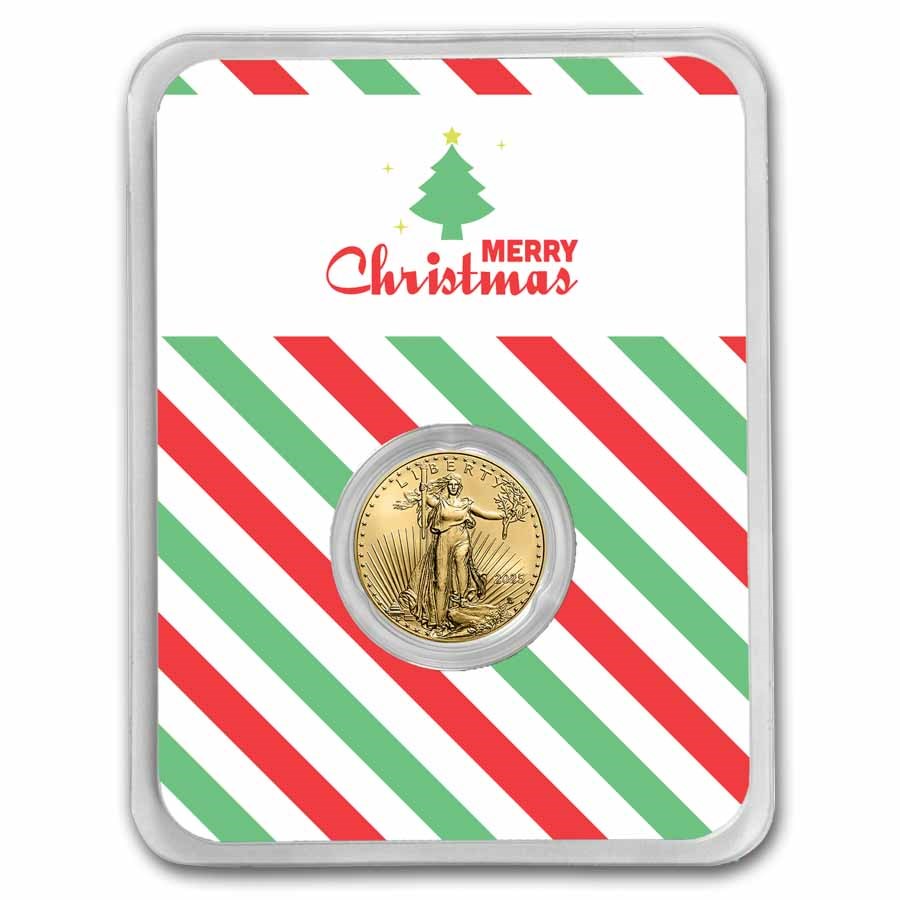 Buy 2023 1/10 oz Gold Eagle Merry Christmas Card | APMEX