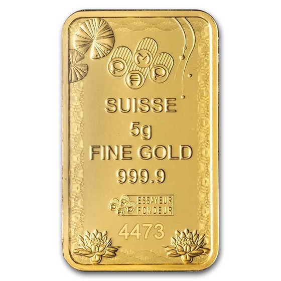 Buy 2025 5 gram Gold PAMP Good Luck: Koi Fish Bar | APMEX