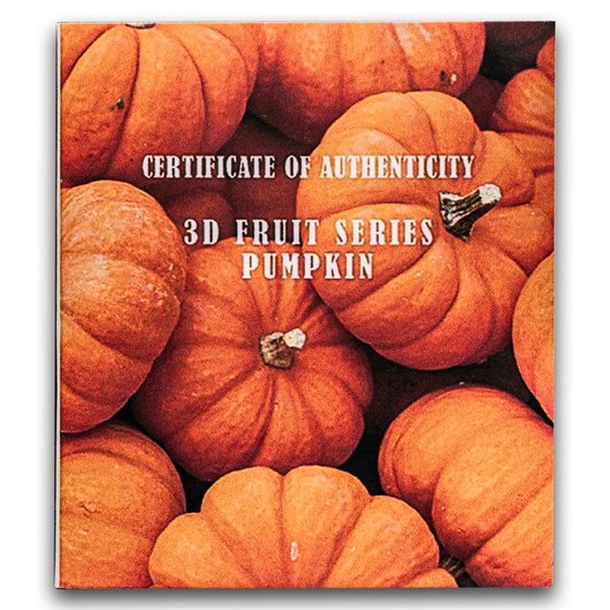 Buy 2025 CMR 100 gram Copper 3D Pumpkin Shaped Coin | APMEX