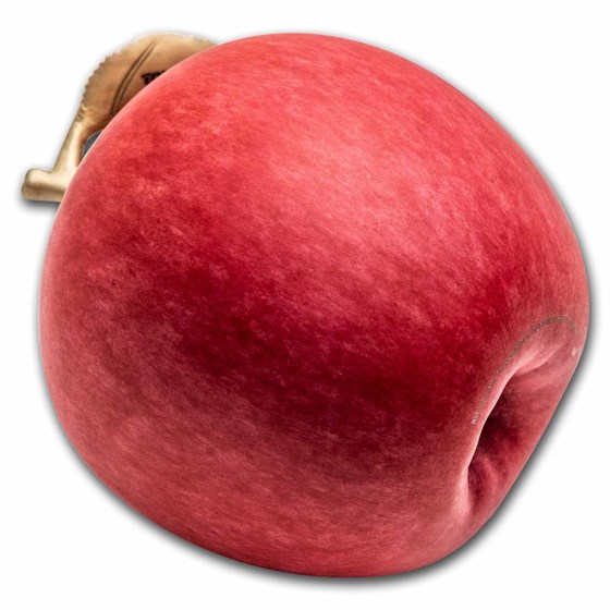 2025 Cameroon 400 gram Copper 3D Apple Shaped Coin