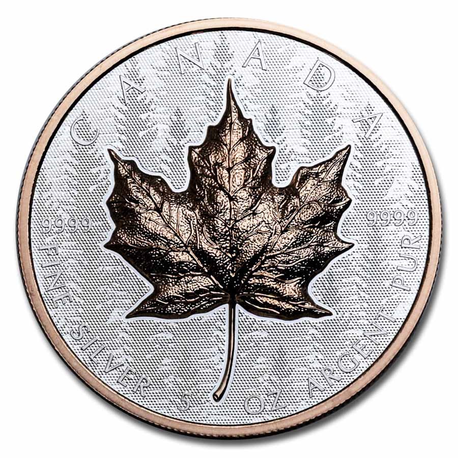 Buy 2025 Canadian 5 oz Silver $50 UHR Silver Maple Leaf | APMEX