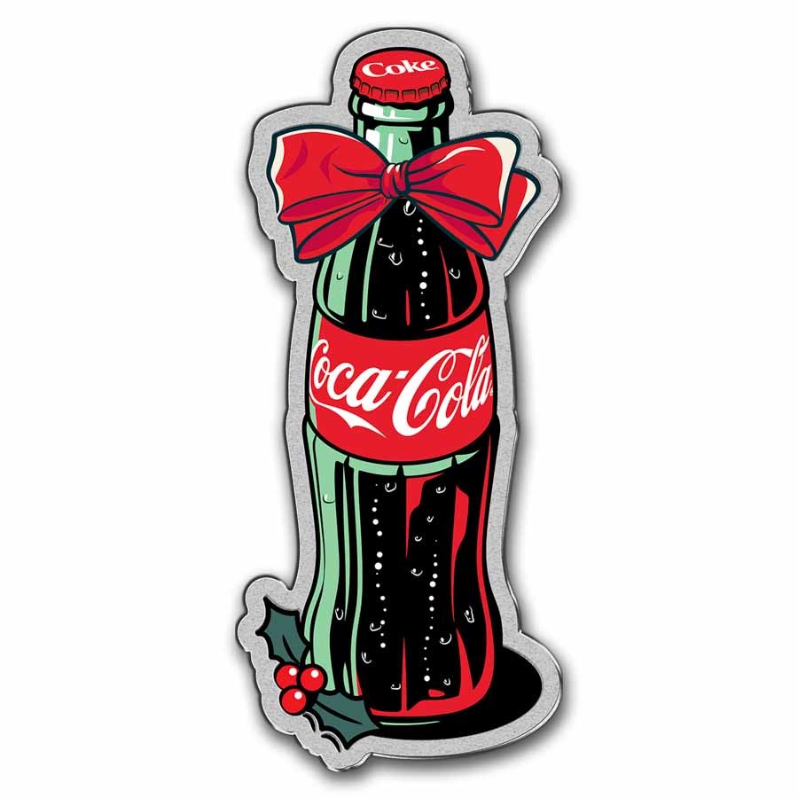 Buy 2025 Coca-Cola 1 oz Silver Holidays Bottle Coin #1 | APMEX