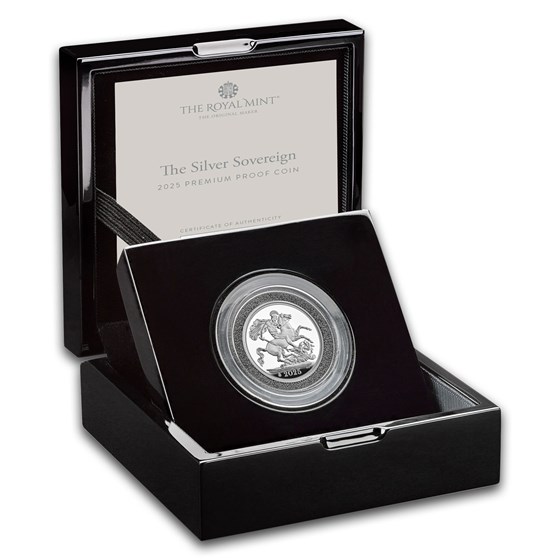 Buy 2025 GB 1 oz Silver Sovereign Shield Privy Proof | APMEX