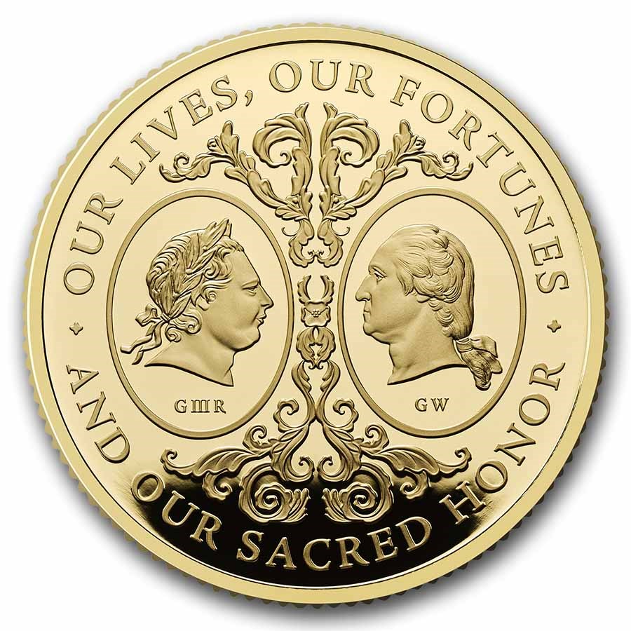 2025 Great Britain The Two Georges 1 oz Gold Prf (Box & COA)