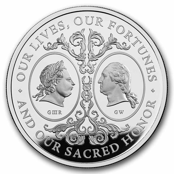 2025 Great Britain The Two Georges 1 oz Silver Proof Coin