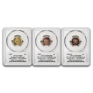 Buy 3-Coin 2025 Lincoln Penny Omega Privy Set (#153/232) | APMEX