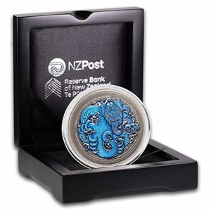 Buy 2025 2 oz Silver Colorized Taniwha Water COA #5 | APMEX