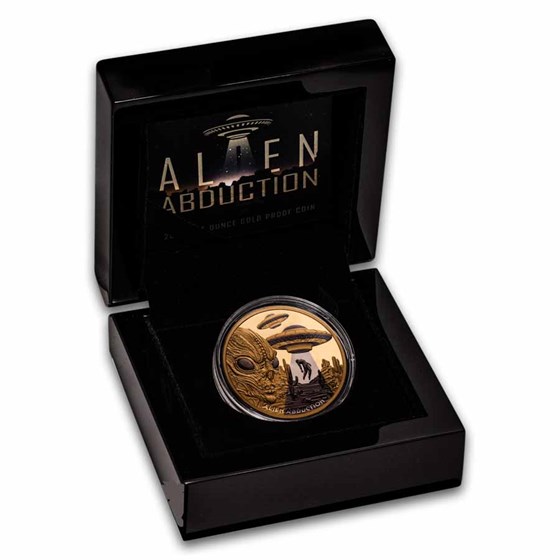 2025 Niue 1 oz Gold Proof Alien Abduction (with Box & COA)