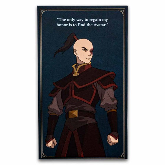 2025 Niue 1 oz Silver $2 Avatar The Last Airbender Chibi: Zuko