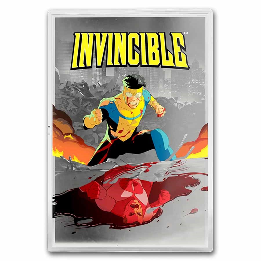 Buy 2025 1 oz Silver Invincible Season 2 Poster Foil | APMEX