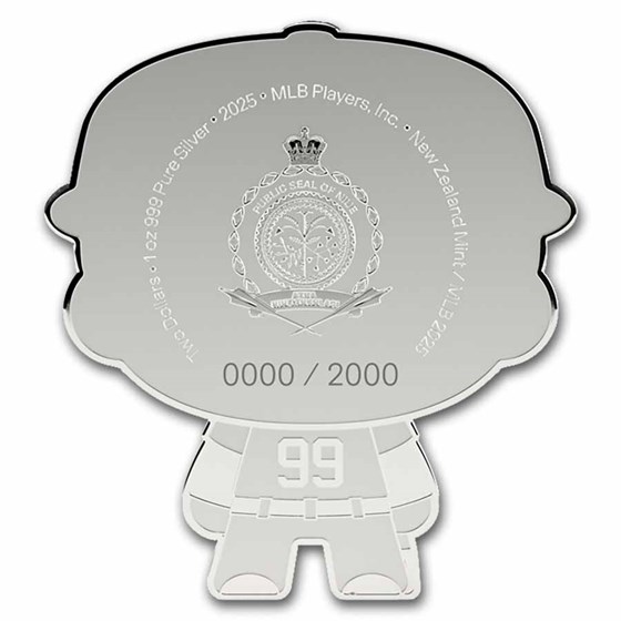 2025 Niue 1 oz Silver $2 MLB Players Chibi Series: Aaron Judge