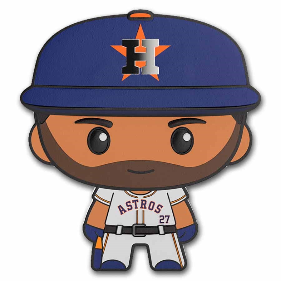 2025 Niue 1 oz Silver $2 MLB Players Chibi Series: Jose Altuve