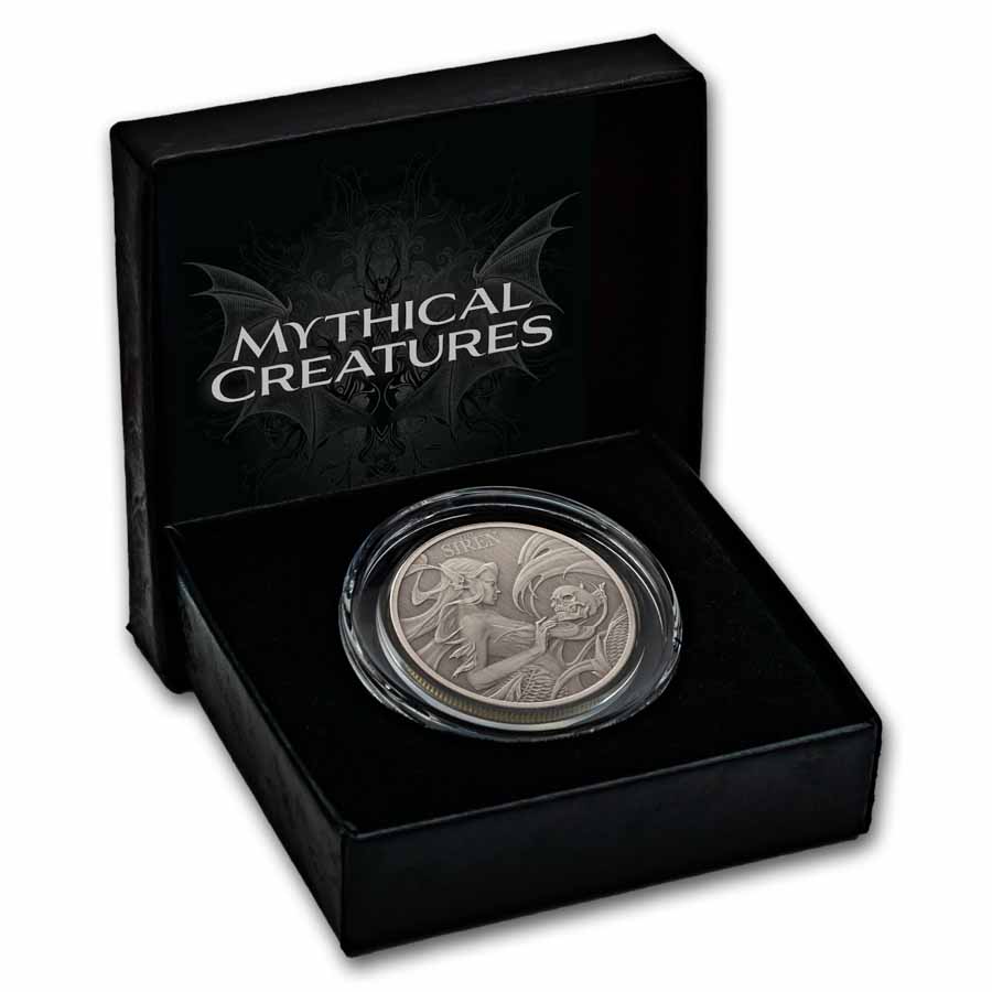 APMEX - 2025 Niue 1 oz Silver Antique Mythical Creatures; The Siren