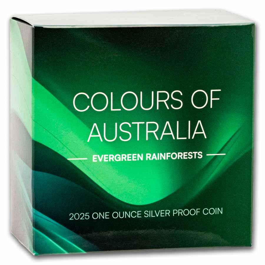 APMEX - 2025 Niue 1 oz Silver Proof Colours of Australia; Aussie Bush