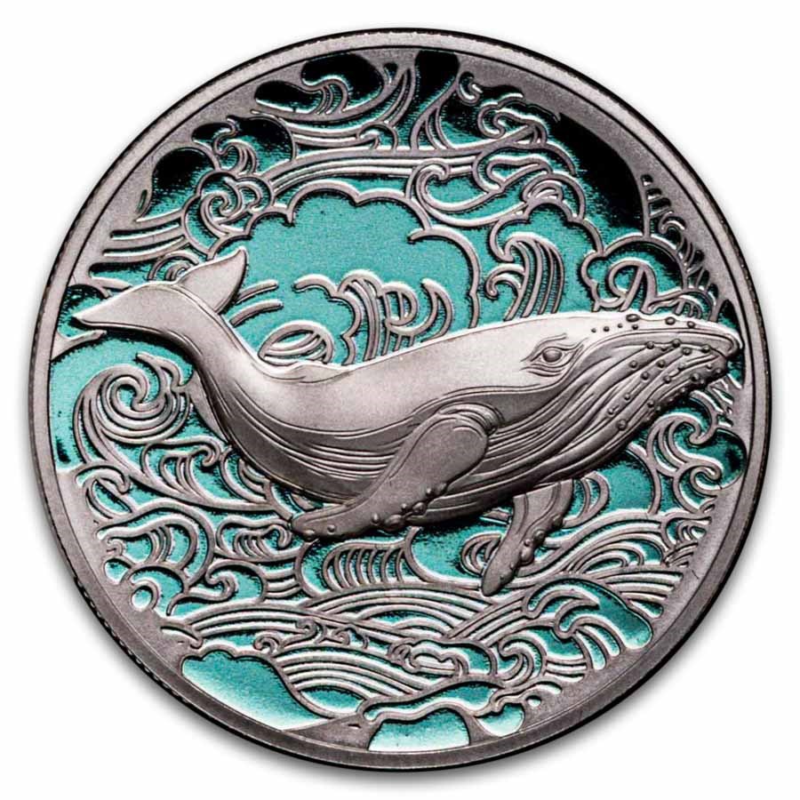 Buy 2025 Pitcairn Islands 1 oz Silver Humpback Whale | APMEX