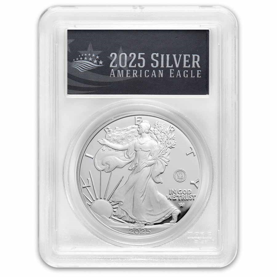 Buy 2025-S 1 oz Silver Eagle PR-70 (Navy, FDI,Black) | APMEX