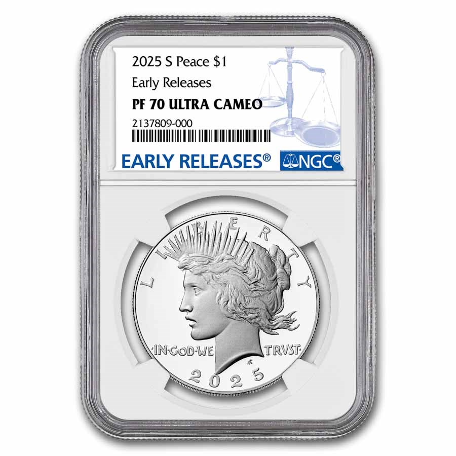 2025-S Proof Silver Peace Dollar PF-70 NGC (Early Release)