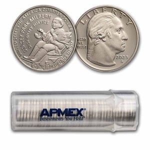 2025-S Stacey Park Milbern Women's Quarter Gem Proof 40-Coin Roll