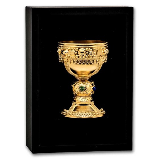 2025 Samoa 5 oz Silver Holy Grail 3D Shaped Coin (Box & COA)