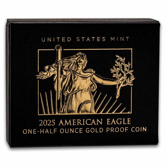 2025-W 1/2 oz Proof American Gold Eagle (w/Box & COA)