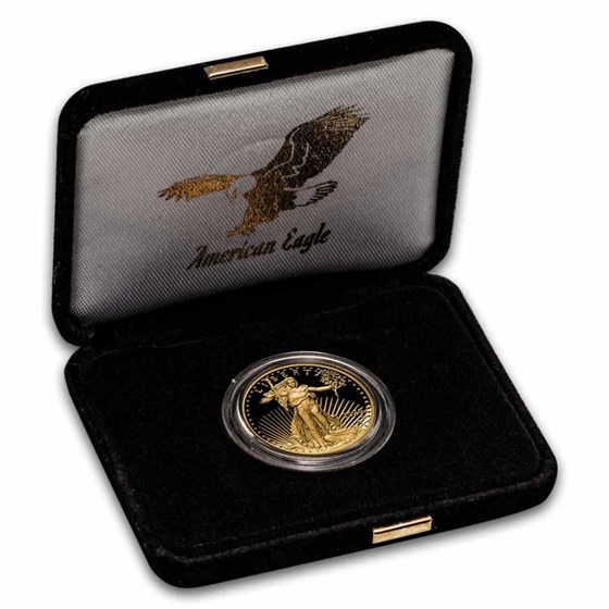 2025-W 1/2 oz Proof American Gold Eagle (w/Box & COA)